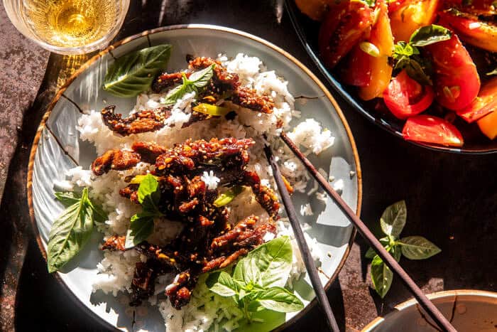 20 Minute Crispy Mongolian Beef. - Half Baked Harvest