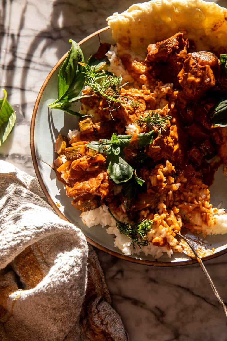 Crockpot Basil Butter Chicken. - Half Baked Harvest
