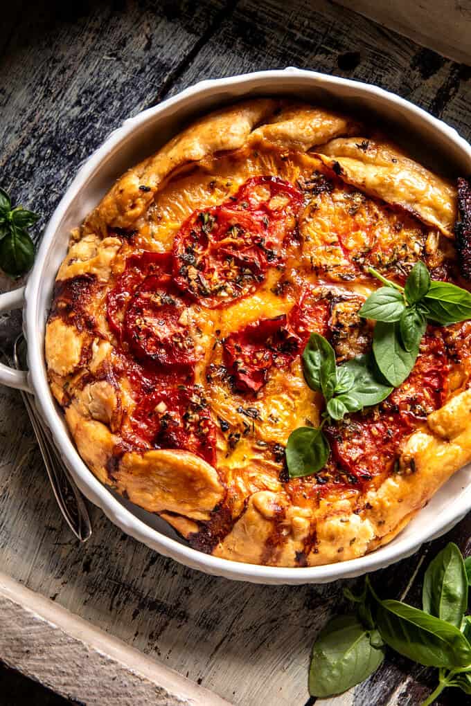 Tomato Cheese Pie. - Half Baked Harvest