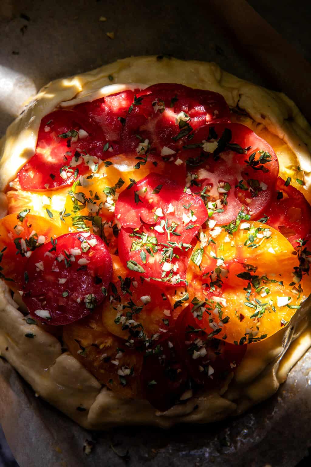 Tomato Cheese Pie. - Half Baked Harvest