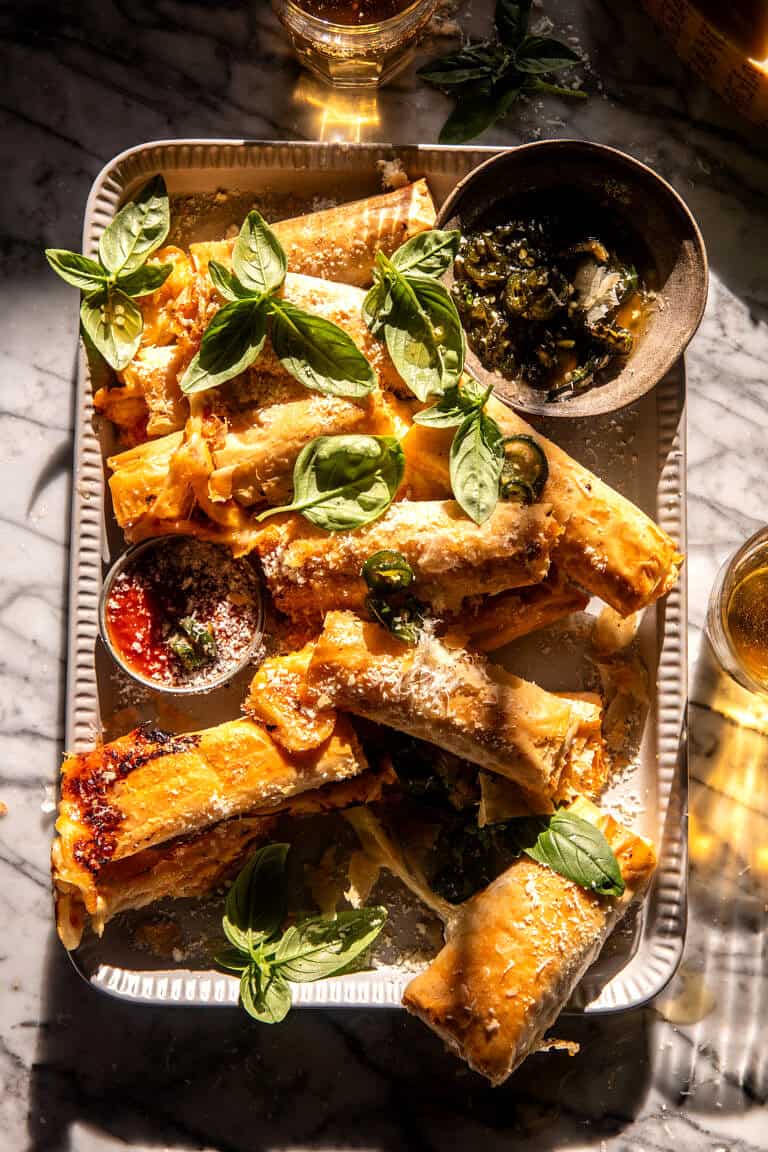 Hot Honey Mozzarella Sticks. - Half Baked Harvest