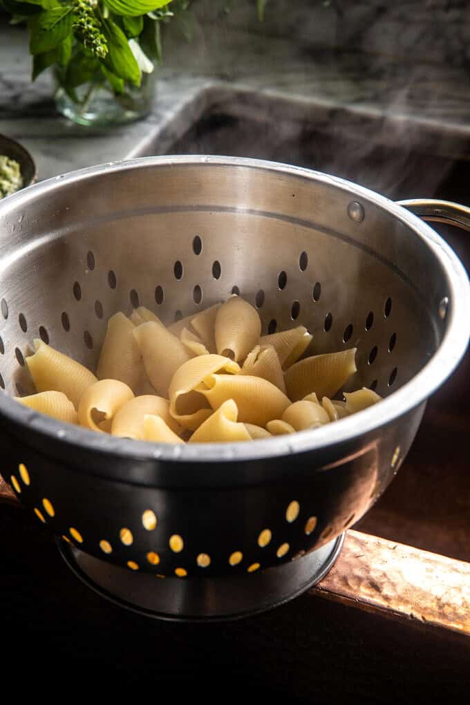 Stuffed Creamy Tomato Basil Pasta Shells. - Half Baked Harvest