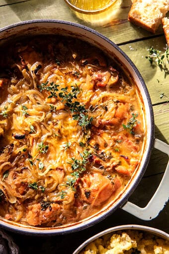 Crockpot Pumpkin Beer Braised Chicken. - Half Baked Harvest