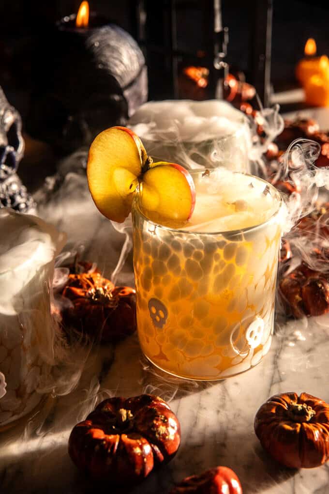 Ghostly Ginger Cocktail (with mocktail). - Half Baked Harvest