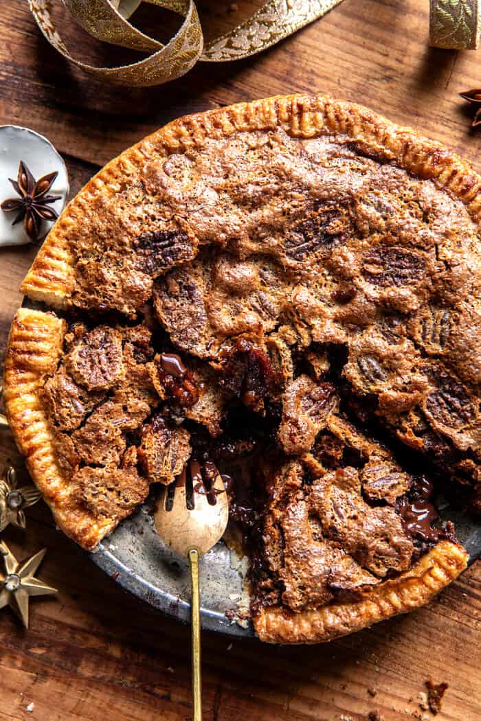 Brown Sugar Maple Pecan Cookie Pie. - Half Baked Harvest