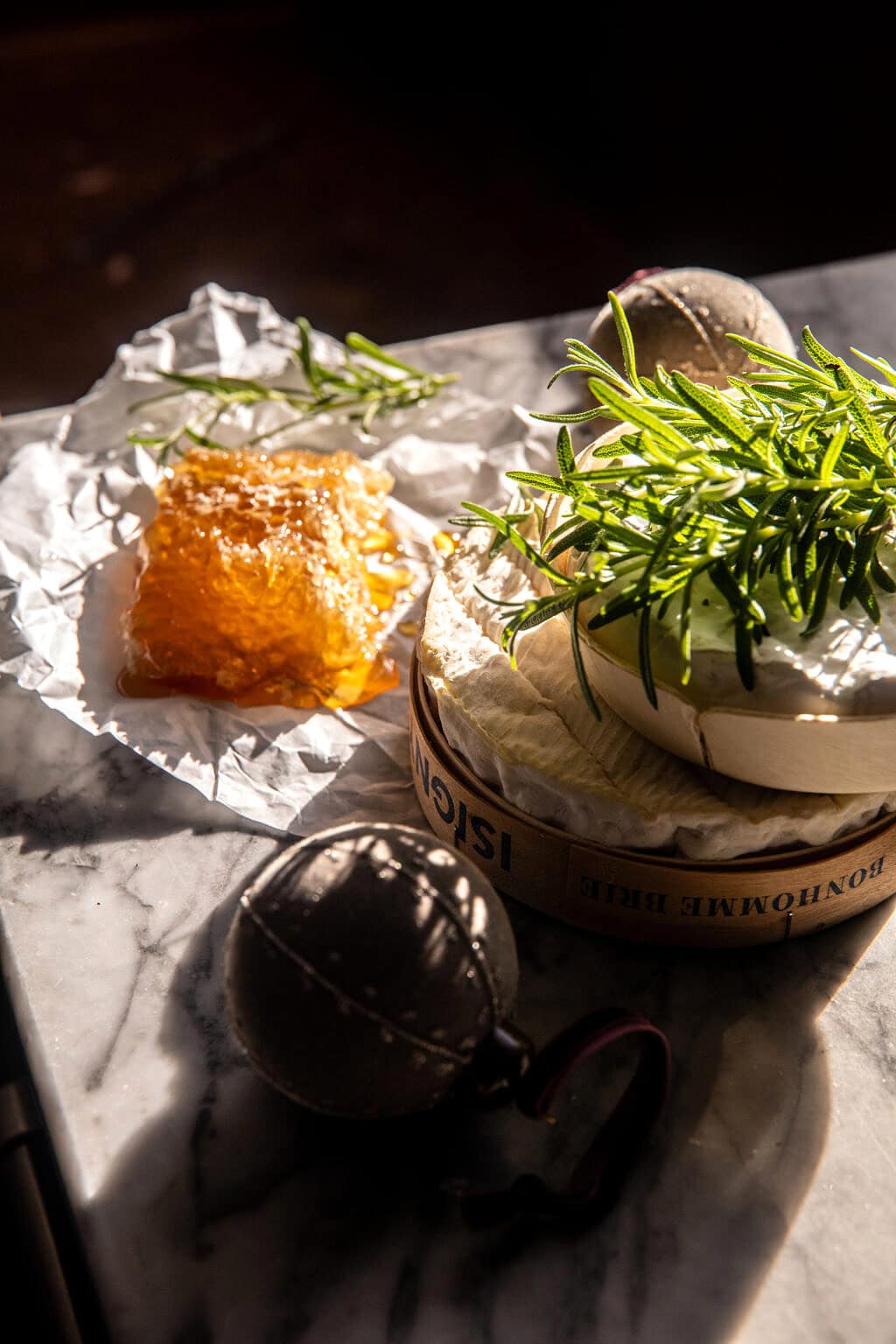 Caramelized Honey Baked Brie with Warm Olives. - Half Baked Harvest