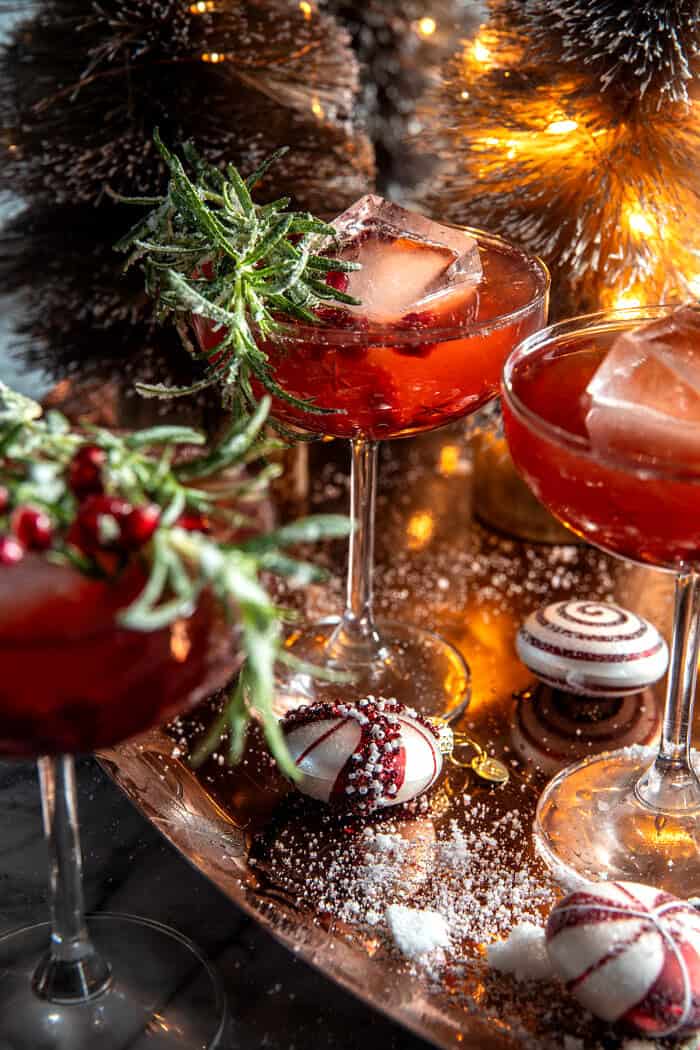 Sparkling Mistletoe Cosmo. - Half Baked Harvest