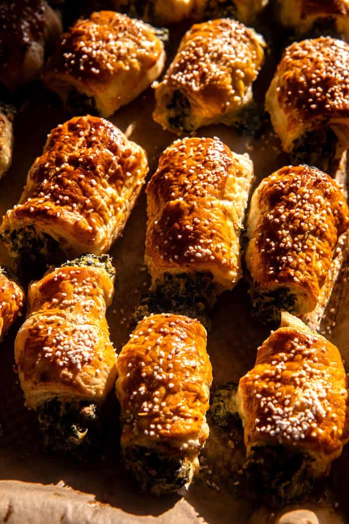 Spinach and Artichoke Dip Rolls. - Half Baked Harvest