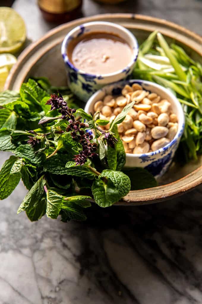 30 Minute Peanut Beef Rolls. - Half Baked Harvest
