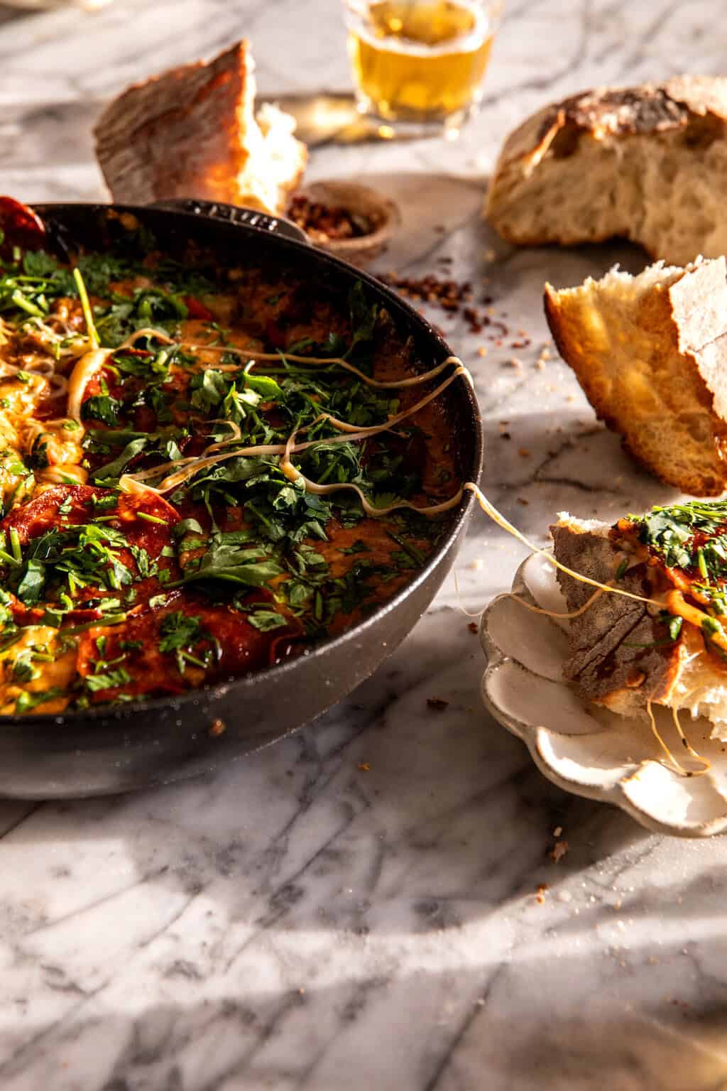 Sloppy Hot Italian Cheese Dip. - Half Baked Harvest