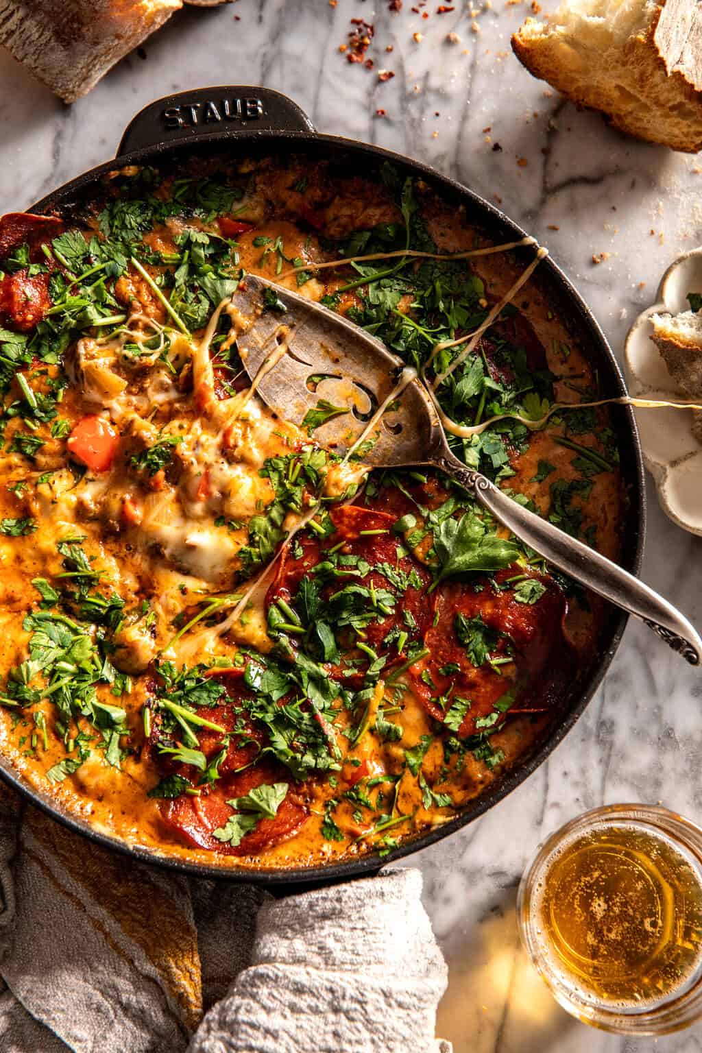 Sloppy Hot Italian Cheese Dip. - Half Baked Harvest