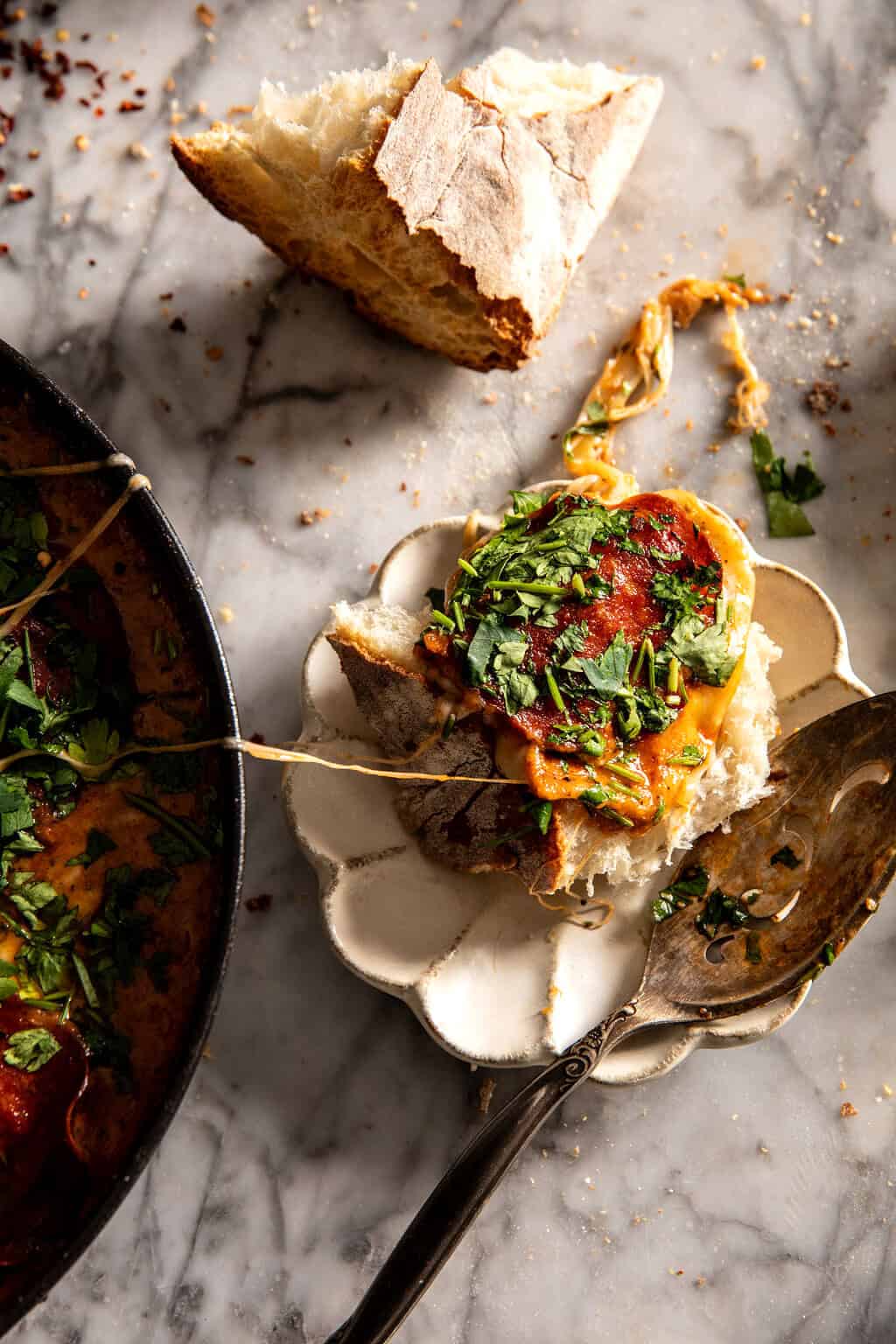 Sloppy Hot Italian Cheese Dip. - Half Baked Harvest