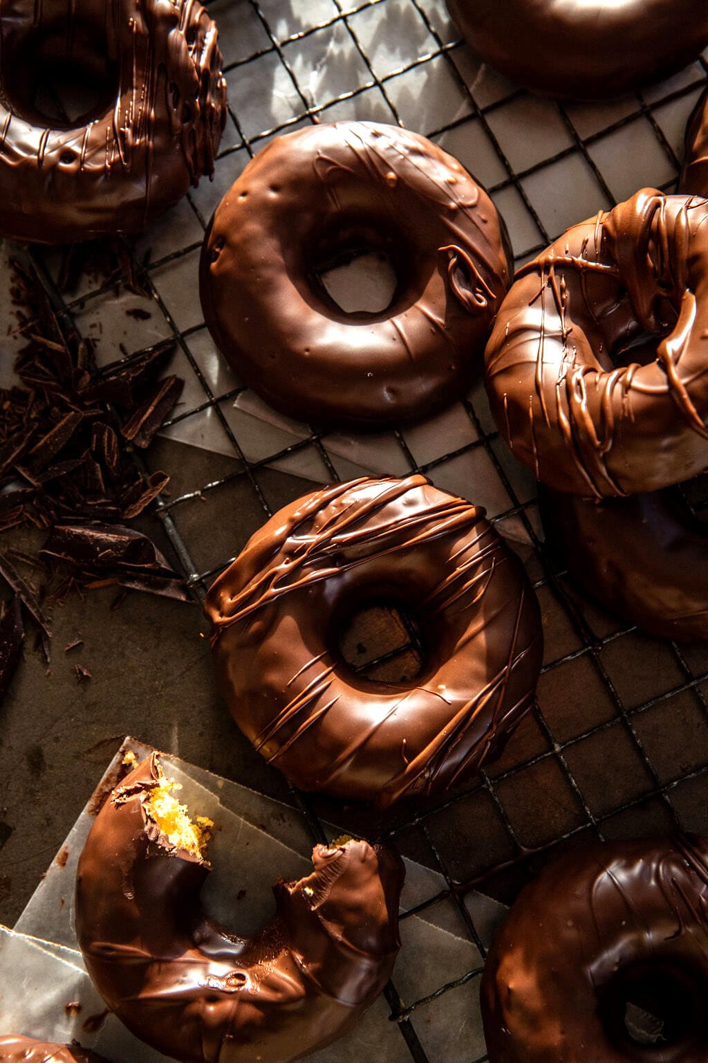 Homemade Baked Frosted Chocolate Donuts. - Half Baked Harvest