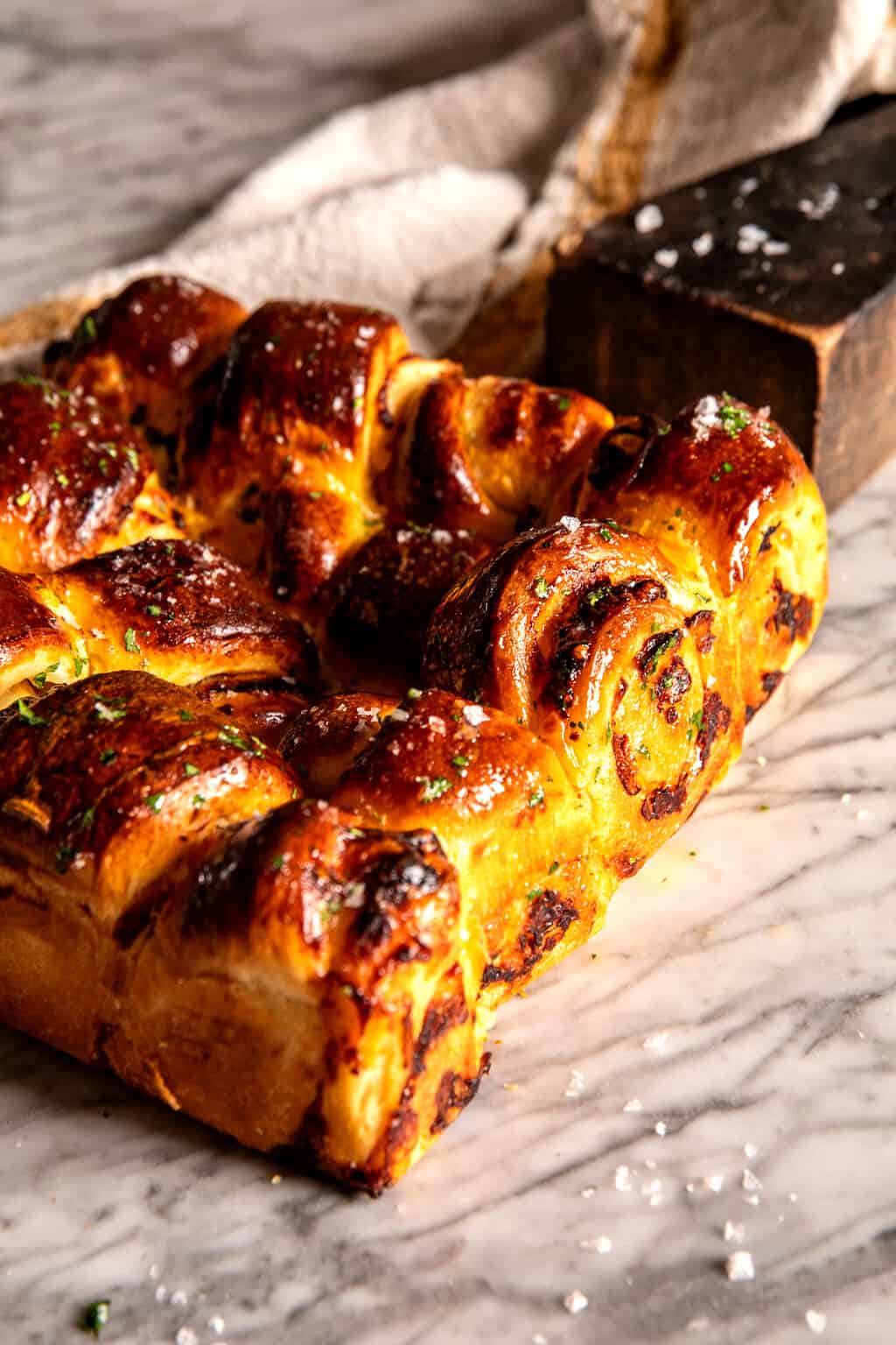 Salted Honey Butter Cheddar Brioche Rolls. - Half Baked Harvest