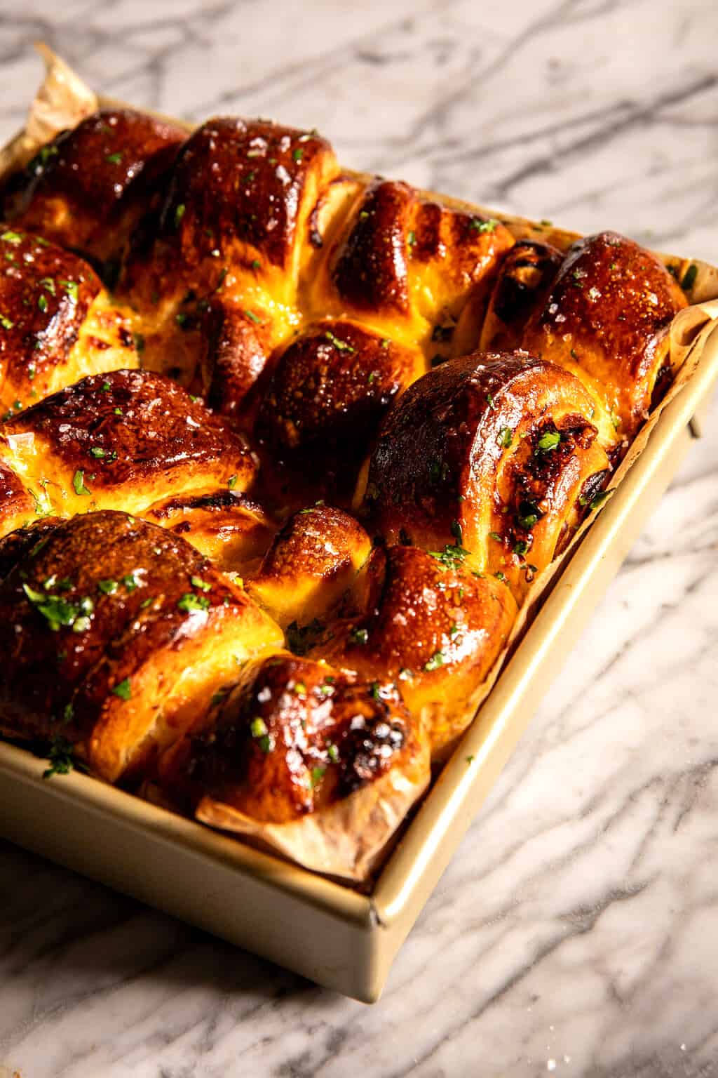 Salted Honey Butter Cheddar Brioche Rolls. - Half Baked Harvest