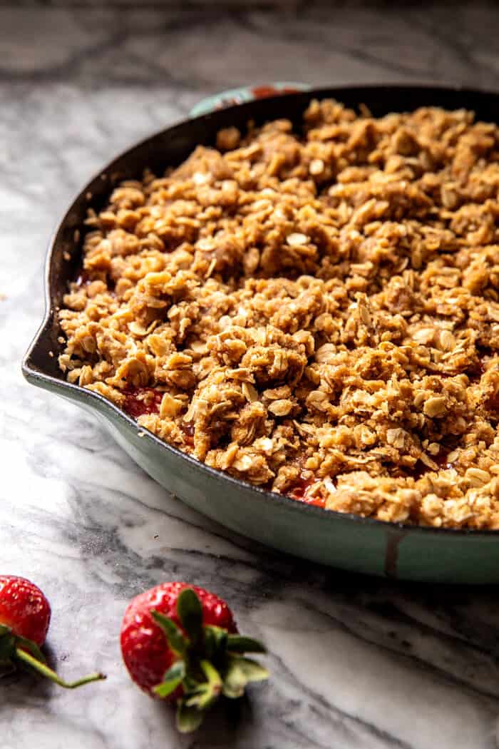 Strawberry Oatmeal Cookie Cobbler. - Half Baked Harvest