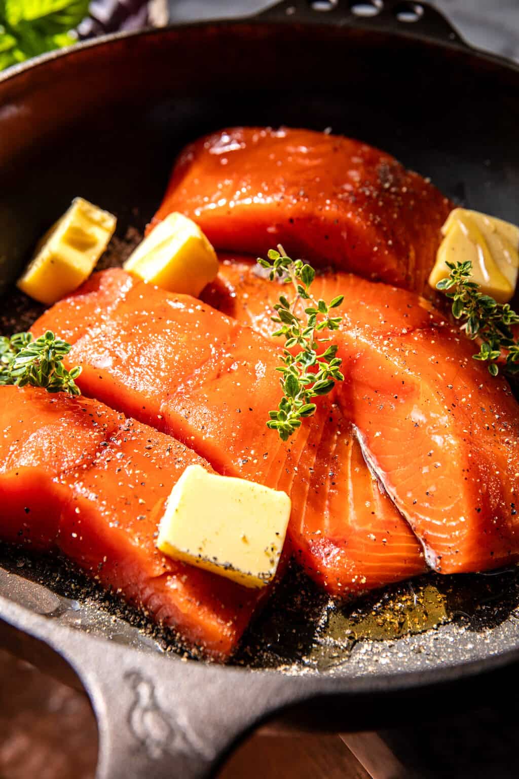 Baked One Pan Garlic Butter Coconut Salmon. - Half Baked Harvest