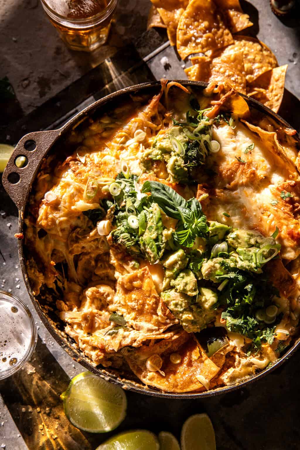 Easy Skillet Mexican Lasagna. - Half Baked Harvest