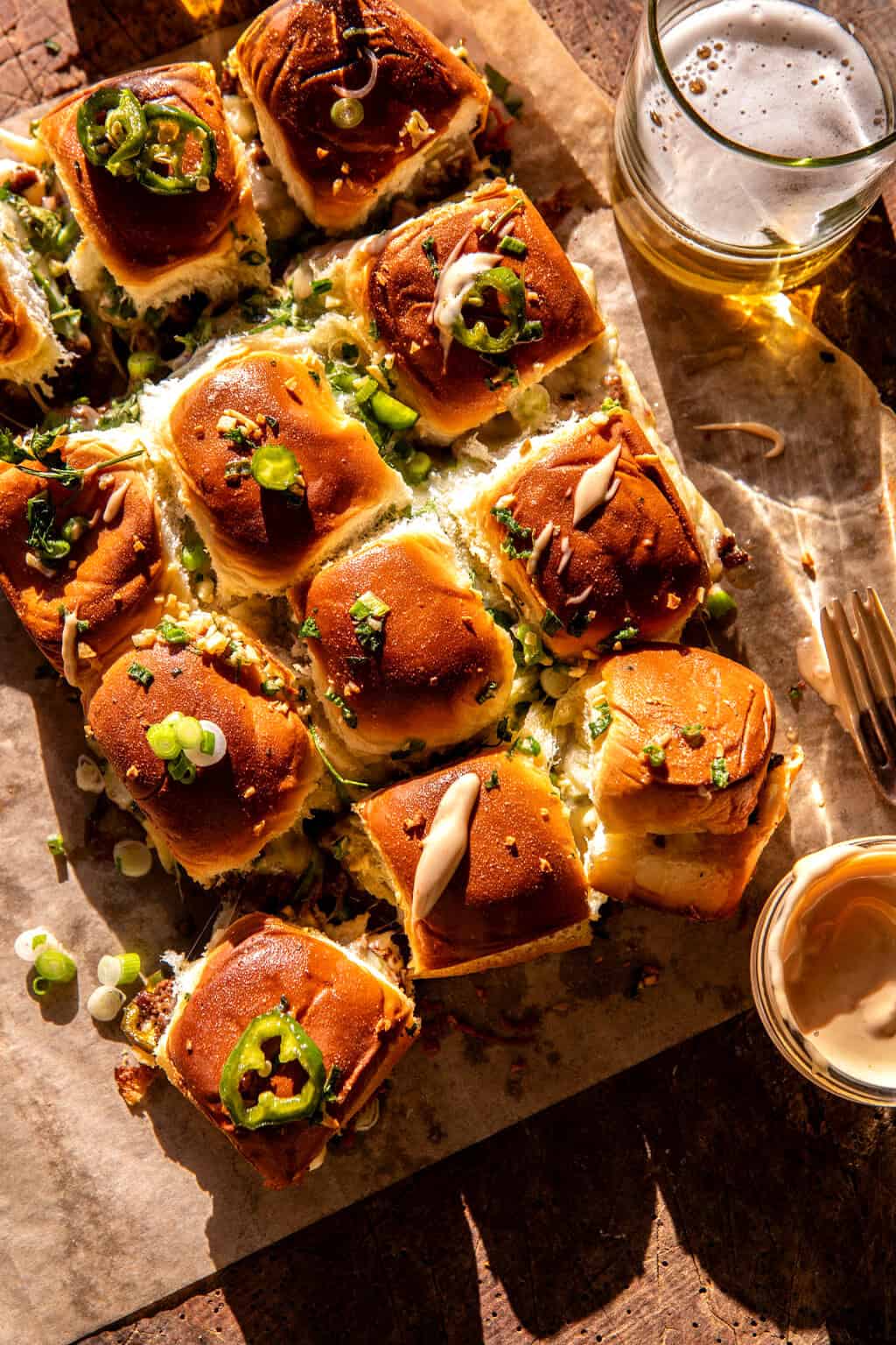 Jalapeño Pepper Jack Cheeseburger Sliders. - Half Baked Harvest