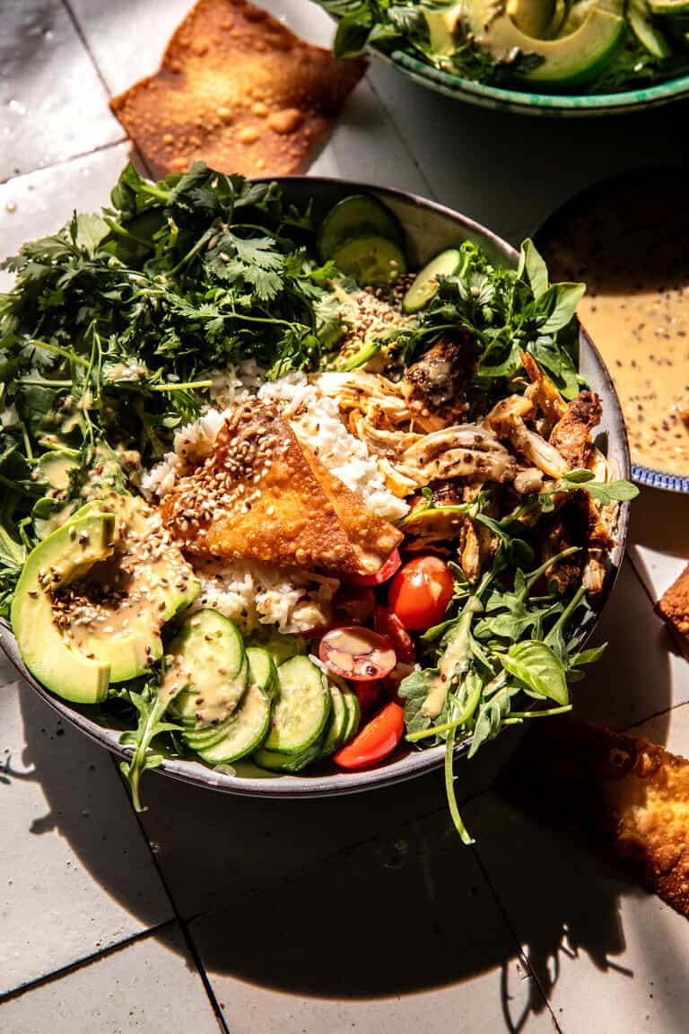 20 Minute Miso Sesame Chicken Bowls. - Half Baked Harvest
