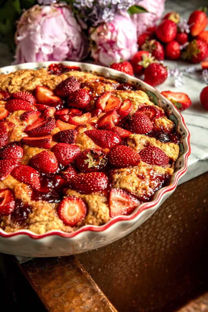 Easy Strawberry Spoon Cake. - Half Baked Harvest
