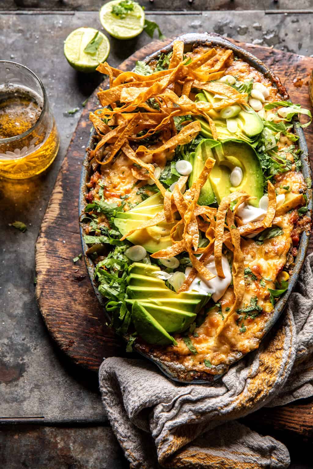 Mix and Bake Chicken Taco Casserole. - Half Baked Harvest