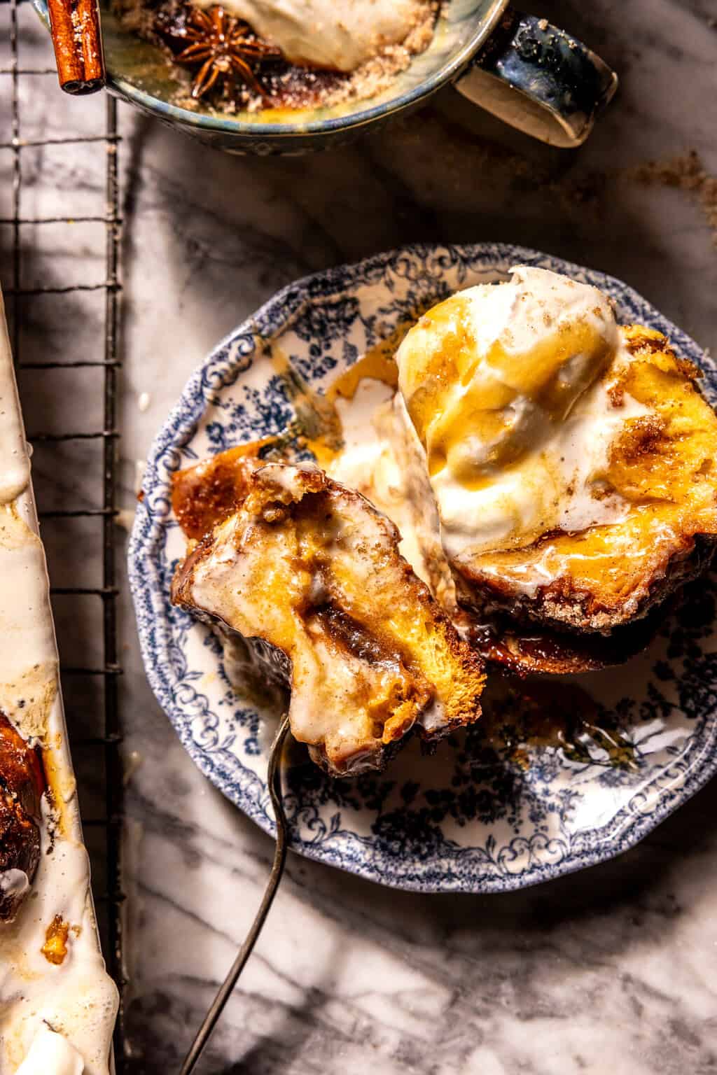 Baked Cinnamon Apple Butter French Toast. - Half Baked Harvest