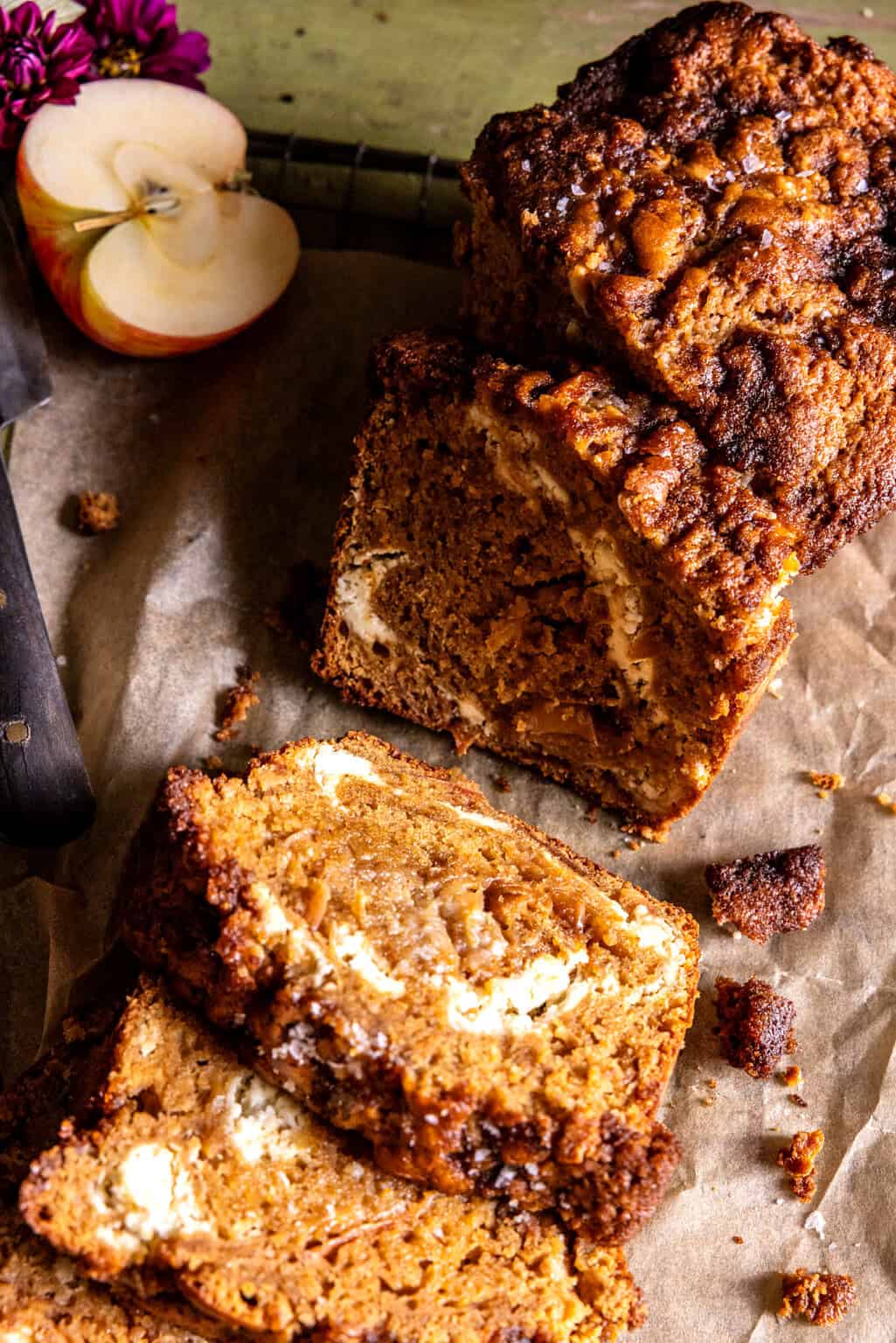 Chai Spiced Apple Butter Muffin Bread. - Half Baked Harvest