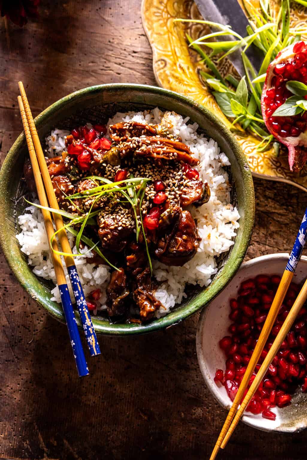 Crockpot Sticky Sesame Ginger Chicken. - Half Baked Harvest