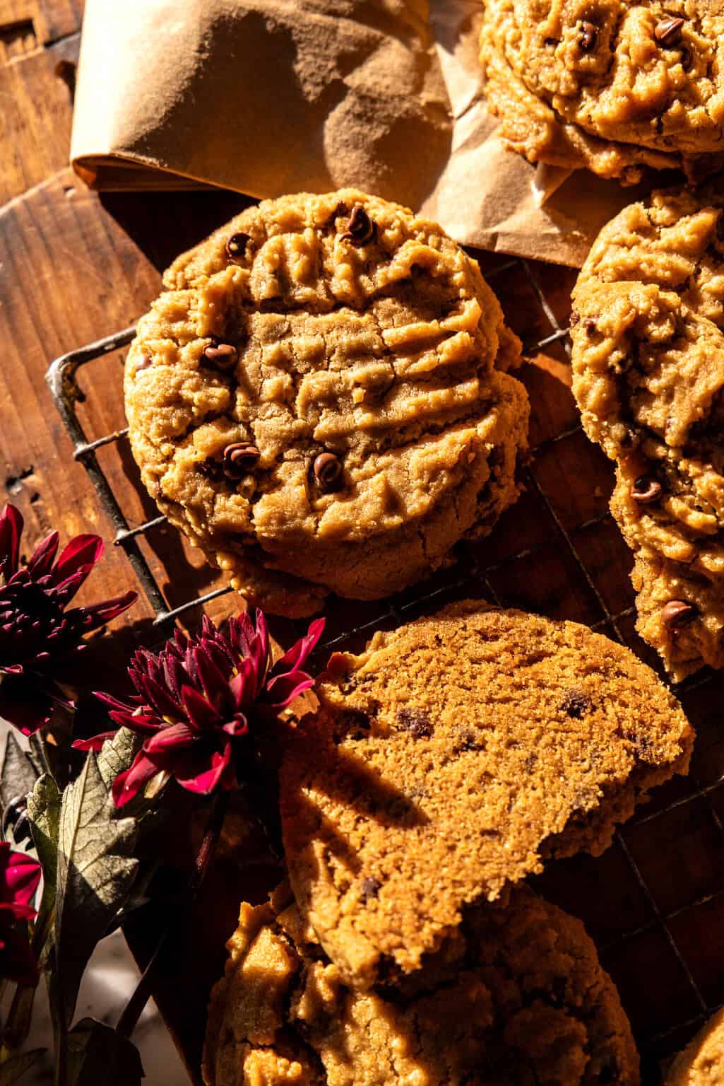 Lunch Lady Peanut Butter Chip Cookies. - Half Baked Harvest