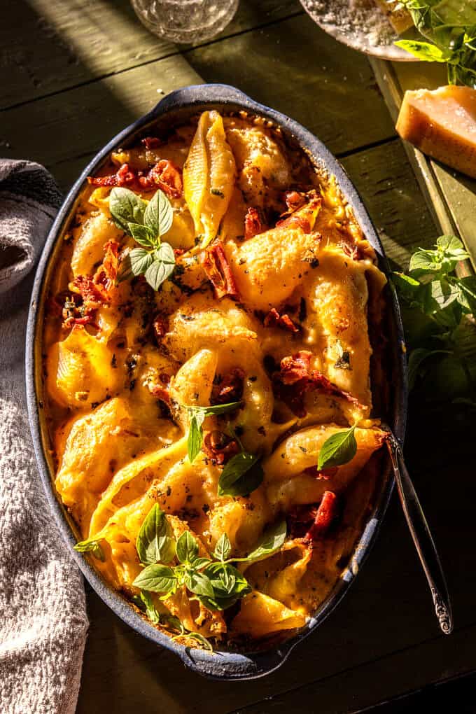 Mix and Bake Pumpkin Gouda Shells. - Half Baked Harvest