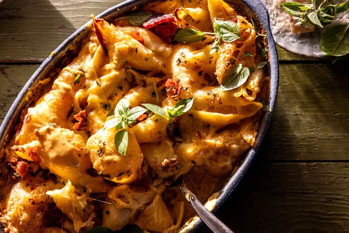 Mix and Bake Pumpkin Gouda Shells. - Half Baked Harvest