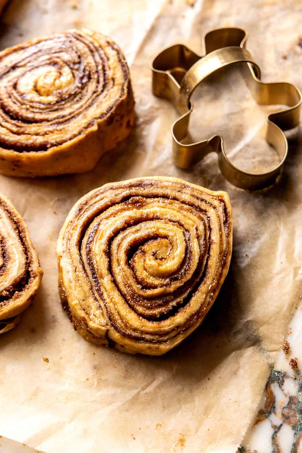 Frosted Gingerbread Cinnamon Rolls. - Half Baked Harvest