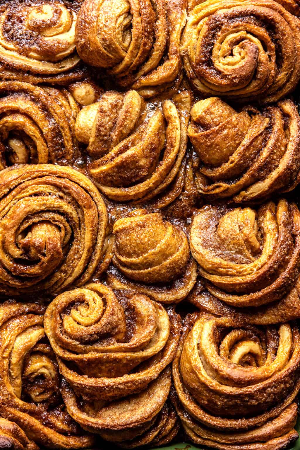 Frosted Gingerbread Cinnamon Rolls. - Half Baked Harvest