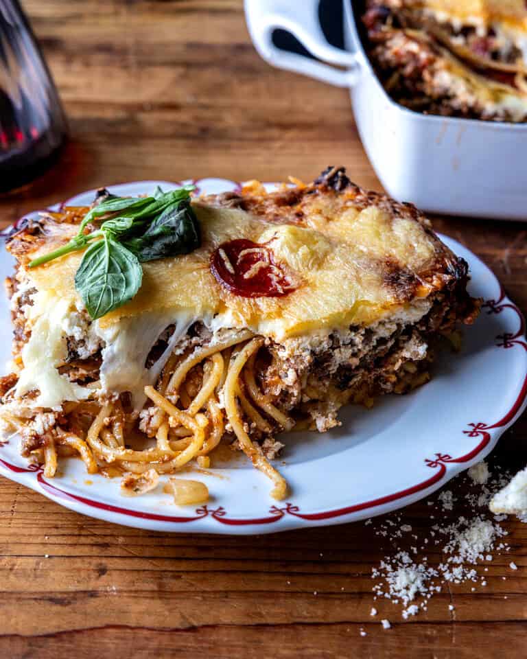 Million Dollar Baked Spaghetti. - Half Baked Harvest