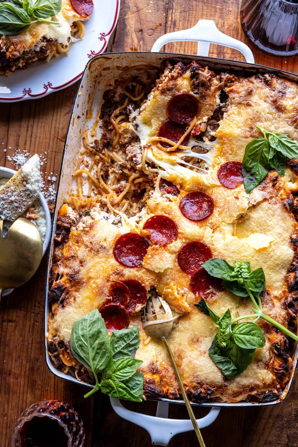 Million Dollar Baked Spaghetti. - Half Baked Harvest