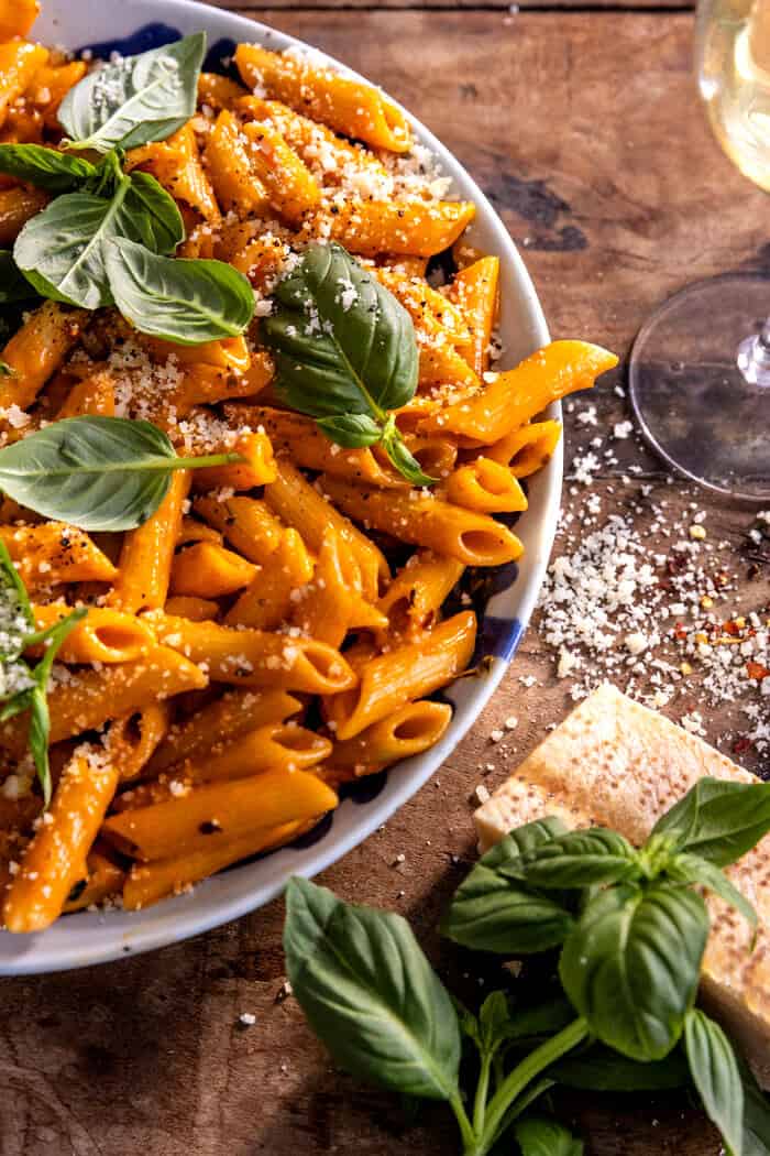 Spicy Creamy Gochujang Butter Pasta. - Half Baked Harvest